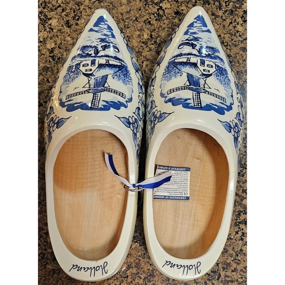 Source Unknown | Accents | Authentic Wooden Clogs Hand Carved In ...